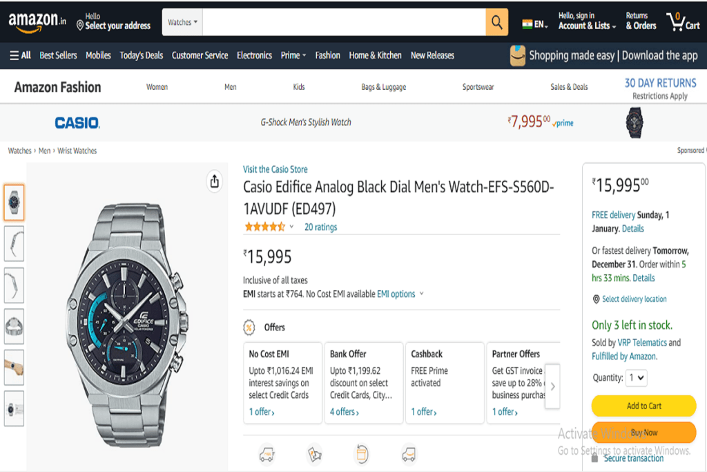 15 Best Solar Watches in India - Energy Theory