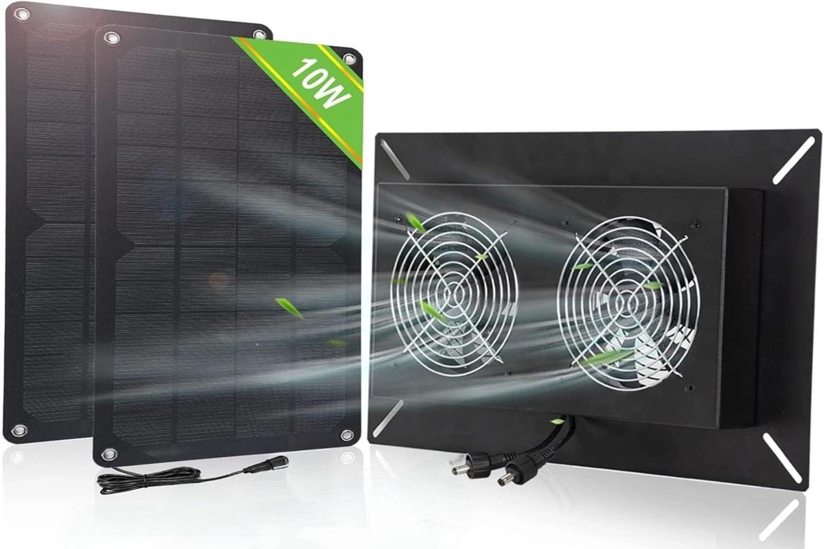 9 Best Solar Powered Greenhouse Fans with Thermostat - Energy Theory