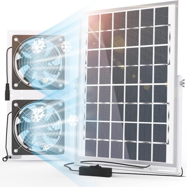 9 Best Solar Powered Greenhouse Fans with Thermostat - Energy Theory