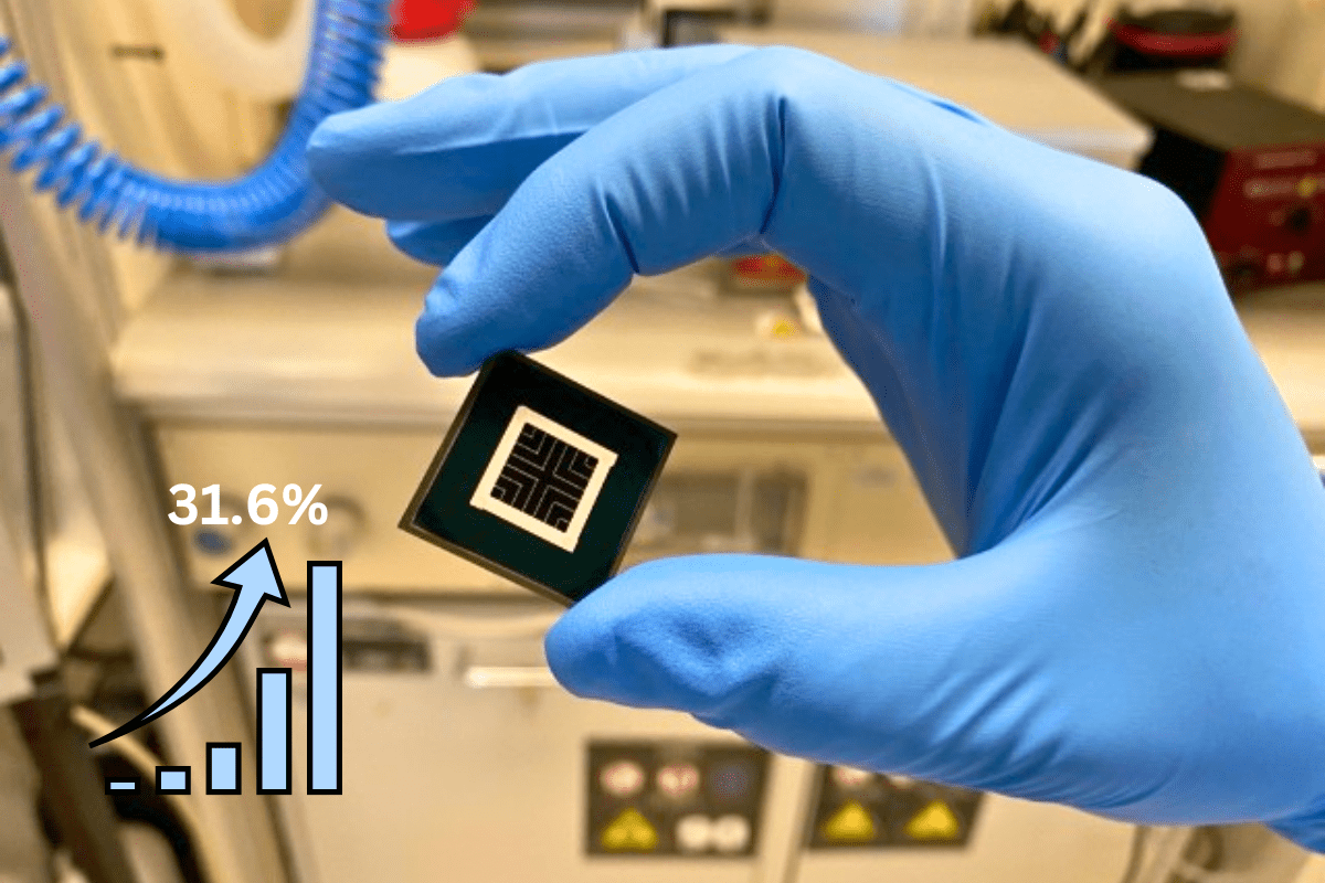 31.6% Efficient Perovskite Silicon Tandem Solar Cell by Fraunhofer ISE ...